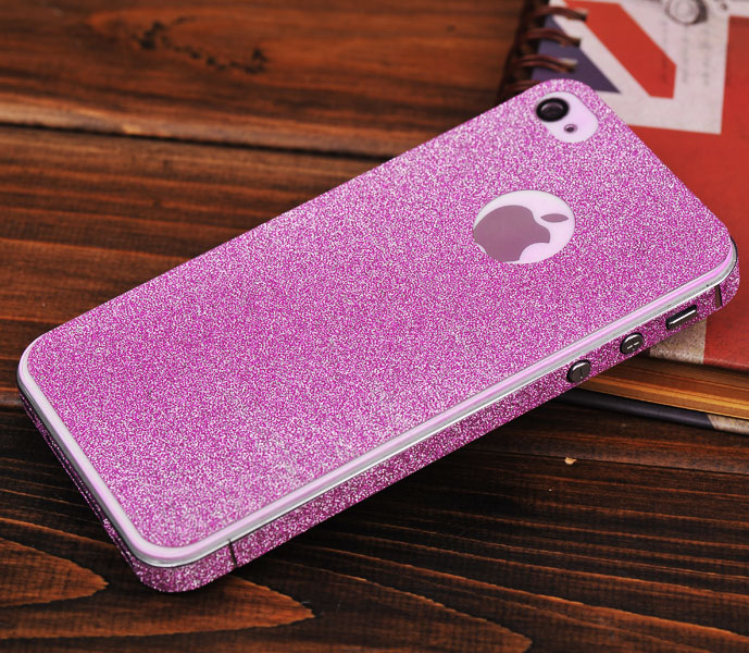 Pink Shiny Rhinestone Fashion Sticker For Iphone 4s on Luulla