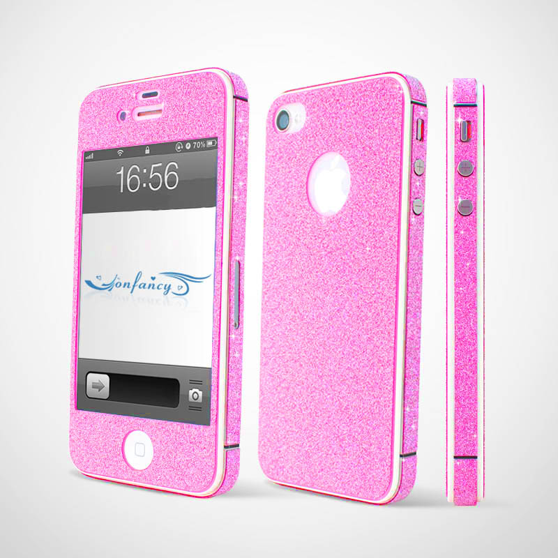 Cool Shiny Rhinestone Full Body Cover Skin Sticker Shield For Iphone 4s ...