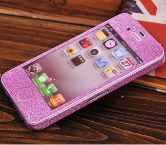 Cool Shiny Rhinestone Full Body Cover Skin Sticker Shield For IPhone 4S ...
