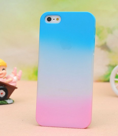 Colourful Gradient Frosted Hard Cover Case For Iphone 5 on Luulla