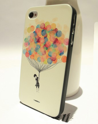 Cute Colourful Ballon Hard Cover Case For Iphone 4/4s on Luulla