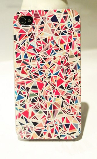 Nice Colourful Triangle Hard Cover Case For Iphone 4/4s on Luulla