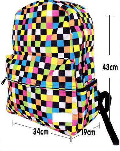 Cool Colorful Raibow Backpack Bag on Luulla